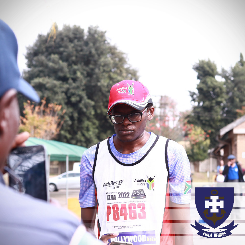 Nathi Masondo finishes his first Comrades - Ethembeni School